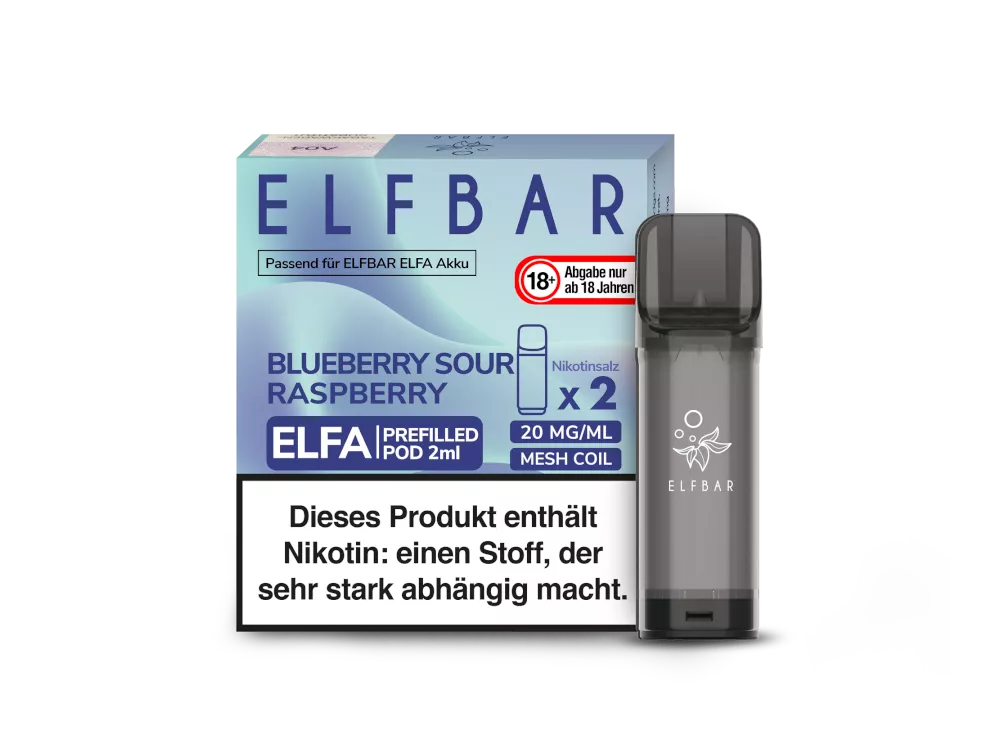 Elf Bar Elfa - Blueberry Sour Raspberry Pod | Zum Shop