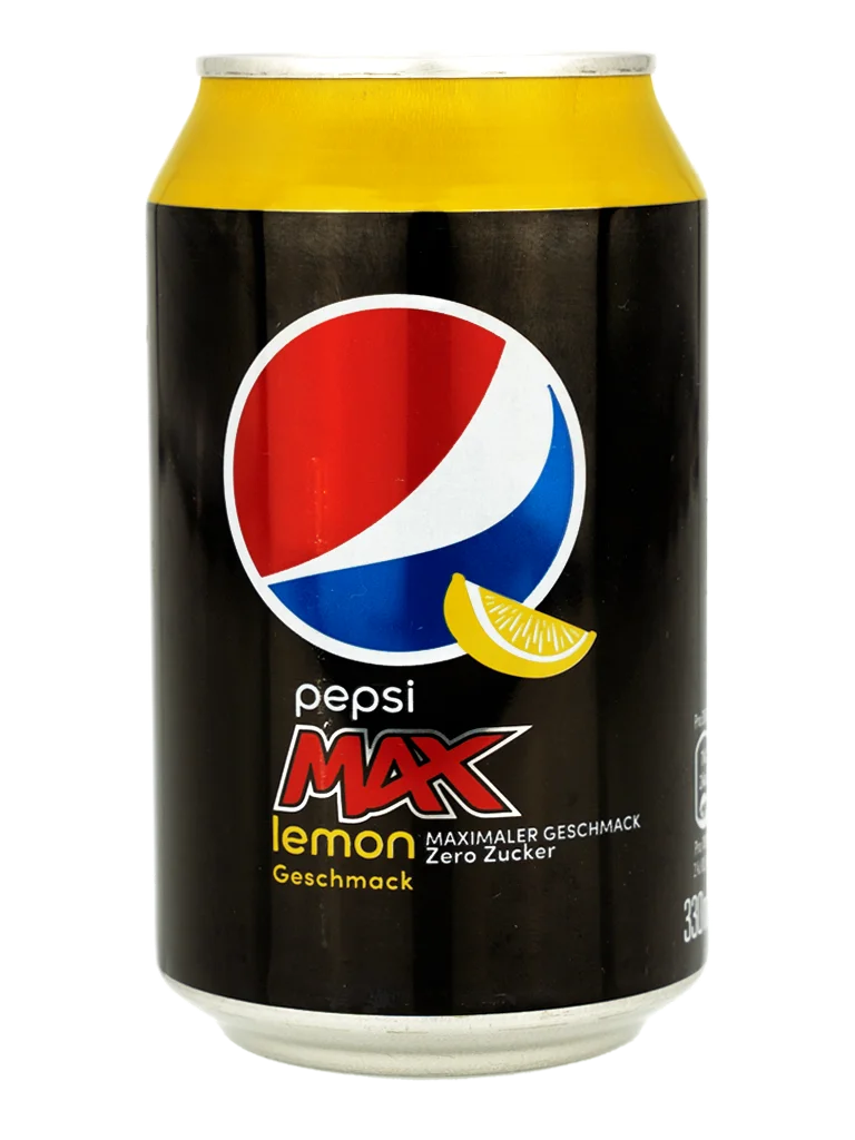 Pepsi Max Lemon 330ml - Erfrischend ohne Zucker, mit Zitronengeschmack